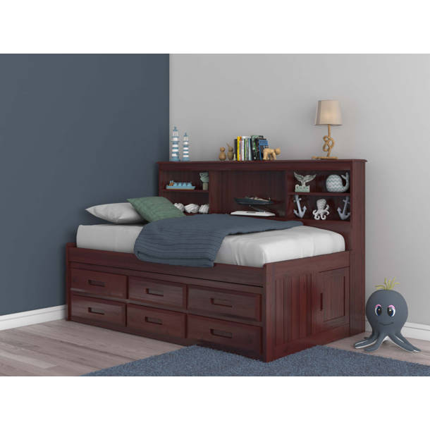 Viv + Rae Beckford 6 Drawer Mate's & Captain's Bed with Bookcase by Viv + Raeâ?¢ & Reviews | Wayfair